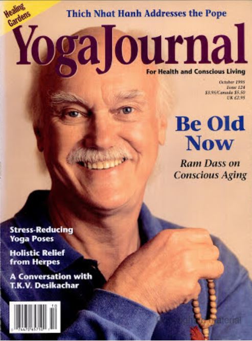 1995 – Yoga Journal (Oct) Cover | Archiving Terence McKenna